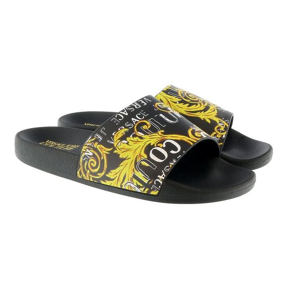 Versace Jeans Collection | Shoes | Versace Jeans Couture Black Gold ...
